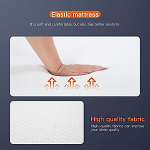 8 Inch Twin Mattress in a Box, Gel Memory Foam Mattress for Pressure Relief, Twin Bed Mattress for Kid, Medium Firm Support, CertiPUR-US Certified