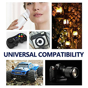 GENYESTAR Rechargeable AA Batteries, AA NIMH 1.2V 1500mAh Double A Rechargeable Battery Pre-Charged Solar Batteries Low Self Discharge for Solar Light Household Devices, 16 Pack