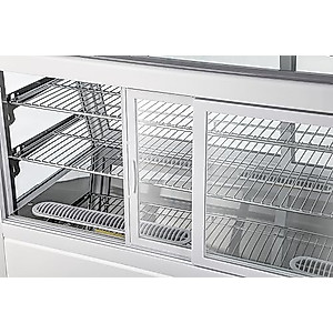 KoolMore CDC-250-WH 48 in. Self-Service Countertop Bakery Display Refrigerator in White