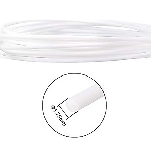 uxcell 3D Pen Filament Refills,16Ft,1.75mm PCL Filament Refills,Dimensional Accuracy +/- 0.02mm,for 3D Printer,White