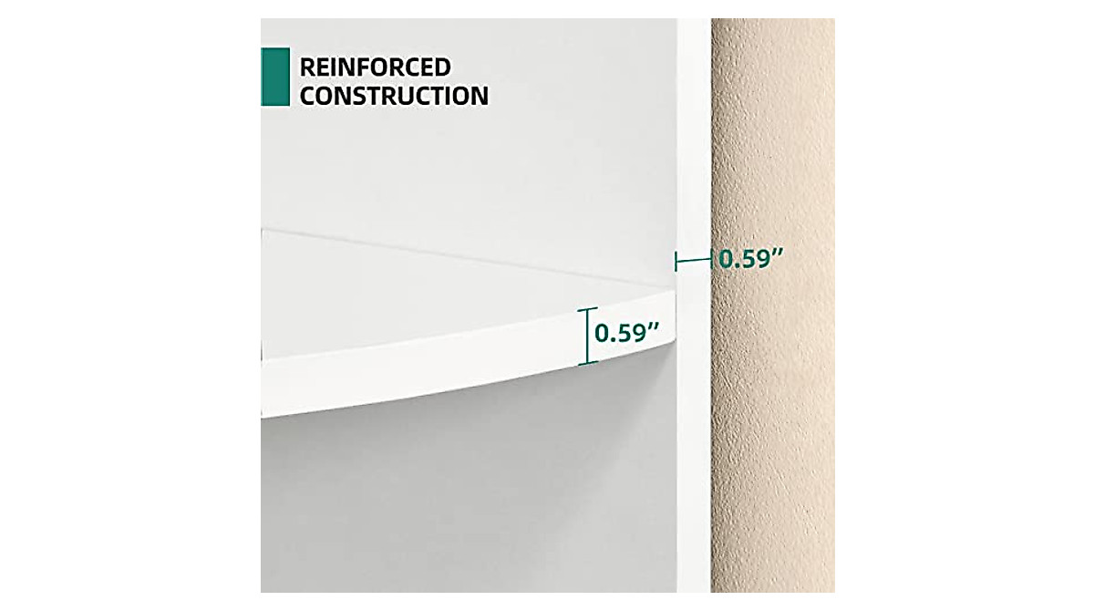 YITAHOME 5-Tier Corner Shelf - Modern Storage Solution