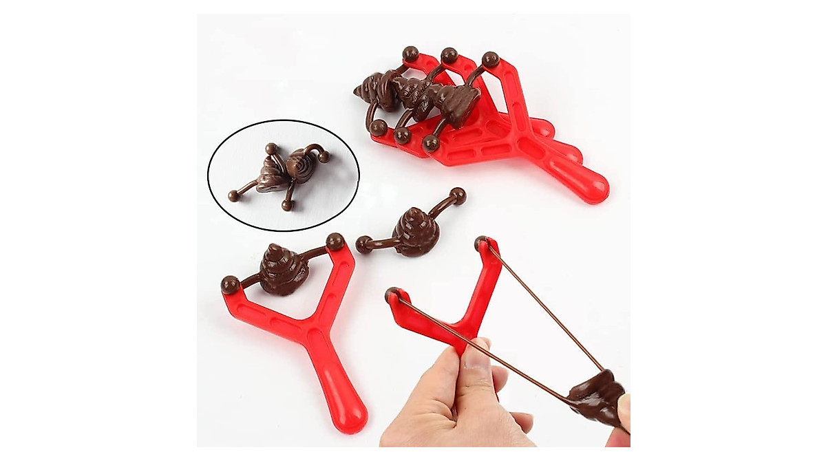 Poo Slingshot: Funny Flying Poop Toy for Kids
