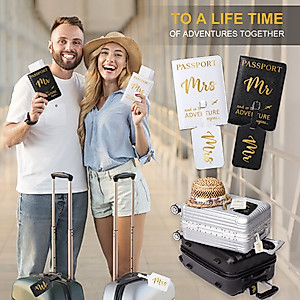 Engagement Gifts for Couples, Wedding Gifts for Newlyweds Mr and Mrs, Bride and Groom Gifts, Bridal Shower Gift for Her, Bride To Be Gifts, Just Married Gifts, Honeymoon Travel Essentials 13 Pcs Set