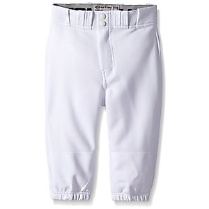 EASTON PRO+ KNICKER Baseball Pant, Youth, Small, White