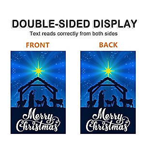 Yileqi Seasonal Garden Flag Set of 12 Double Sided Welcome Spring Easter Garden Flags, Small Yard Flag for Outside Décor 12x18 Inch, with Free Anti-Wind Clip and Stopper