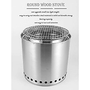 TWDYC Camping Wood Stove Portable Burner Tourist Lightweight Folding Cooker Firewood Outdoor Survival Trekking Hiking Picnic