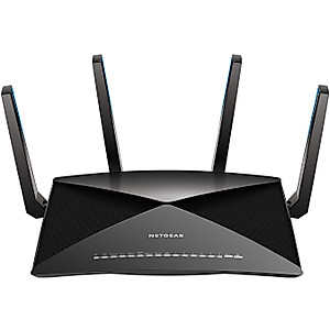 NETGEAR Nighthawk X10 Smart WiFi Router (R9000) - AD7200 Wireless Speed (up to 7200 Mbps) for 60Ghz WiFi Devices | Up to 2500 sq ft Coverage | 6 x 1G Ethernet, 1 x 10G SFP+, and 2 USB ports