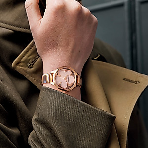 Ted Baker Lilabel Stainless Steel Rose Gold Bracelet Watch (Model: BKPLIF2029I)