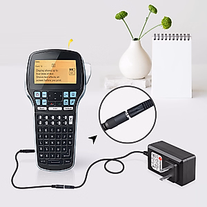 PKPOWER AC Adapter Compatible with Dymo LabelManager 260P 360D 280 1815990, Power Supply for Label Manager LM-280 1754490 420P 1768815 Printer Cord Cable Charger