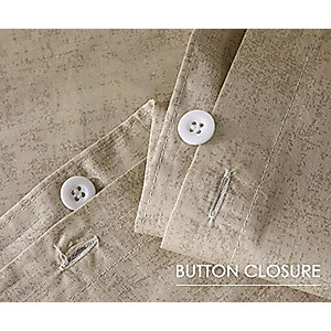 SLEEPBELLA Duvet Cover Queen Size, 600 Thread Count Cotton Beige & Dark Red Printed with Luxurious Botanical Pattern Boho Comforter Cover Sets, Bedding Set 3Pcs (Queen, Beige-Bohemian)