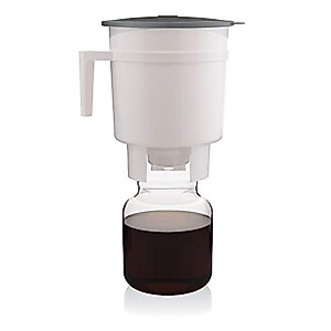Toddy® Cold Brew System - Staycation Edition, white, 7.25 x 7.25 x 12.5 inches