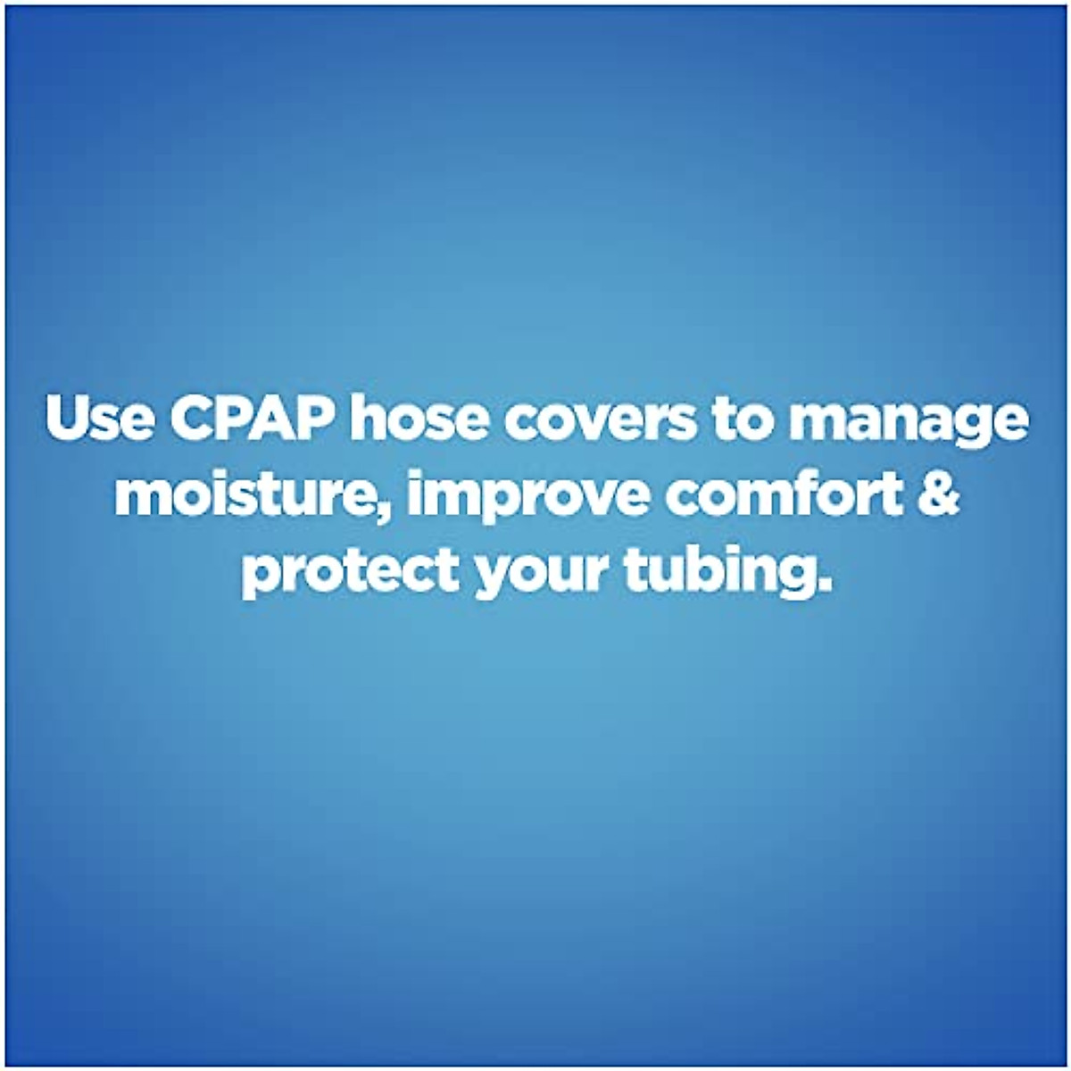 resplabs CPAP Hose Cover - 6 Foot - Compatible with All ResMed and Philips Respironics Standard or Heated Tubing