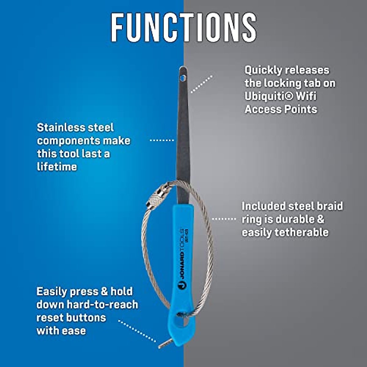 Jonard Tools UUT-425 Ubiquiti WiFi Access Point Base Unlock & Reset Tool