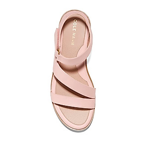 COLE HAAN Women's Mirabelle Sandal Sport, Rose Smoke Leather, 6.5