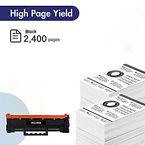 134X 134A Toner Cartridges 1-Pack High Yield (with Chip) Compatible Replacement for HP 134X W1340X 134A W1340A for HP M209dw MFP M234dw M234sdn M234sdw Printer Ink Black