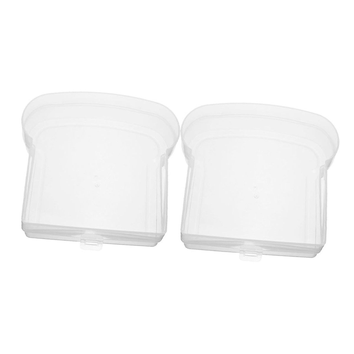PRETYZOOM Small Containers for Food Sandwich Holder Airtight Bread Storage Box Sandwich Case for Homemade Bread Preservation