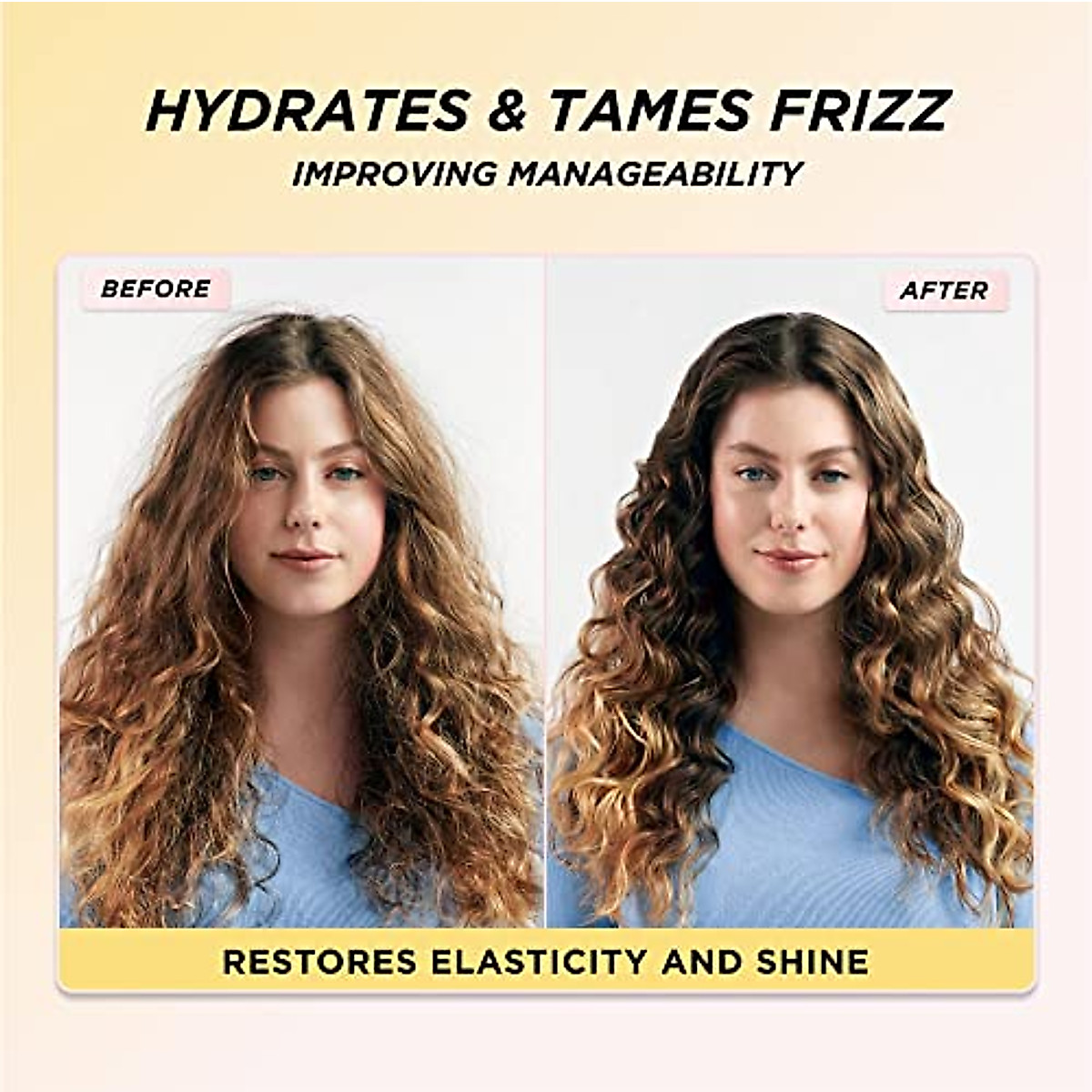 Gisou Honey Infused Hair Mask to Hydrate and Repair for Softer, Stronger, More Manageable Hair (7.8 oz)