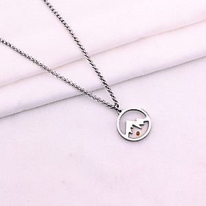 Octjewty Mountain Mustard Seed Jewelry Faith Move Mountains Necklace Bracelet Gift for Christian (Pendant Necklace)