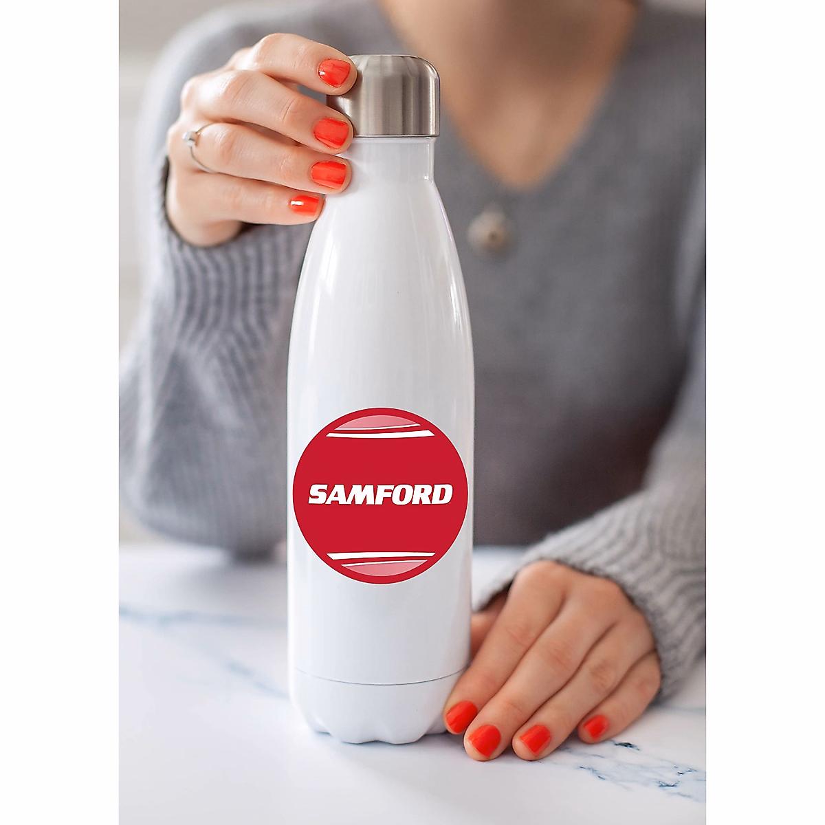 Samford University Stainless Steel Thermos Water Bottle 17 OZ (Samford University 1)