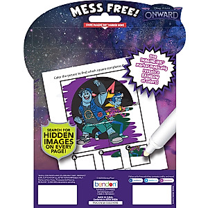 Disney Onward 24-Page Imagine Ink with Mess Free Marker 46652 Bendon