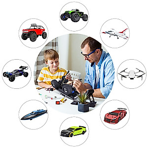 CrazyHobby 4PCS RC Hex Screwdriver Hex Drivers 1.5mm 2.0mm 2.5mm 3.0mm with Cross Wrench RC Hobby Tool Set for RC Car Airplane Boat 3D Printer