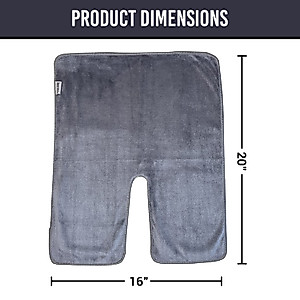 BeautyClothCo Esthetician Towels for Facials - Pack of 2 Facial Towels - Mask Removing Face Wrap - Perfect for Spa, Salon, & at-Home Skincare - Super Soft Microfiber Face Towel Set - Grey