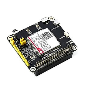 Ingcool 4G / 3G / GNSS HAT Compatible with Raspberry Pi 4B/3B+/3B/2B/Zero/Zero W/Zero WH,Jetson Nano Based on SIM7600A-H 4G Support LTE CAT4 for Downlink Data Transfer,4G Connection etc