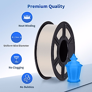 ANYCUBIC PLA 3D Printer Filament, Glow in The Dark, 3D Printing PLA Filament 1.75mm Dimensional Accuracy +/- 0.02mm, 1KG Spool (2.2 lbs), Glow Blue
