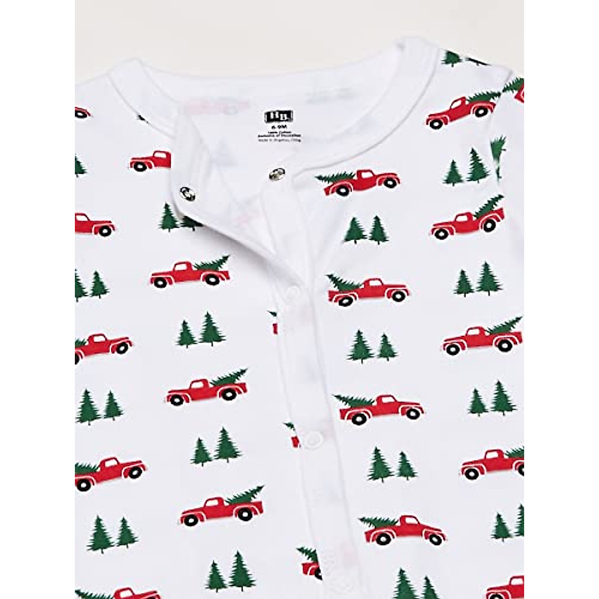 Hudson Baby Unisex Baby Cotton Sleep and Play Coverall, Christmas Tree, 0-3 Months 3M US