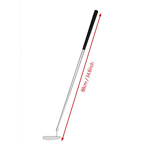 Putter Set Kit, Portable Putting Cup with 2 Balls and PVC Bag for Indoor/Outdoor