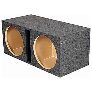Qpower 2 Hole 15" Vented Woofer Box with 1" MDF face