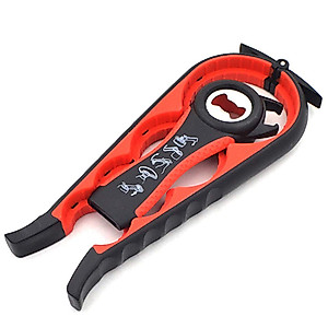 Jar Opener & Bottle Opener Multifunction Can Opener Lid Grippers Set for Weak Hand, Arthritis Sufferers, Elderly, Seniors,Child,Women(Black)