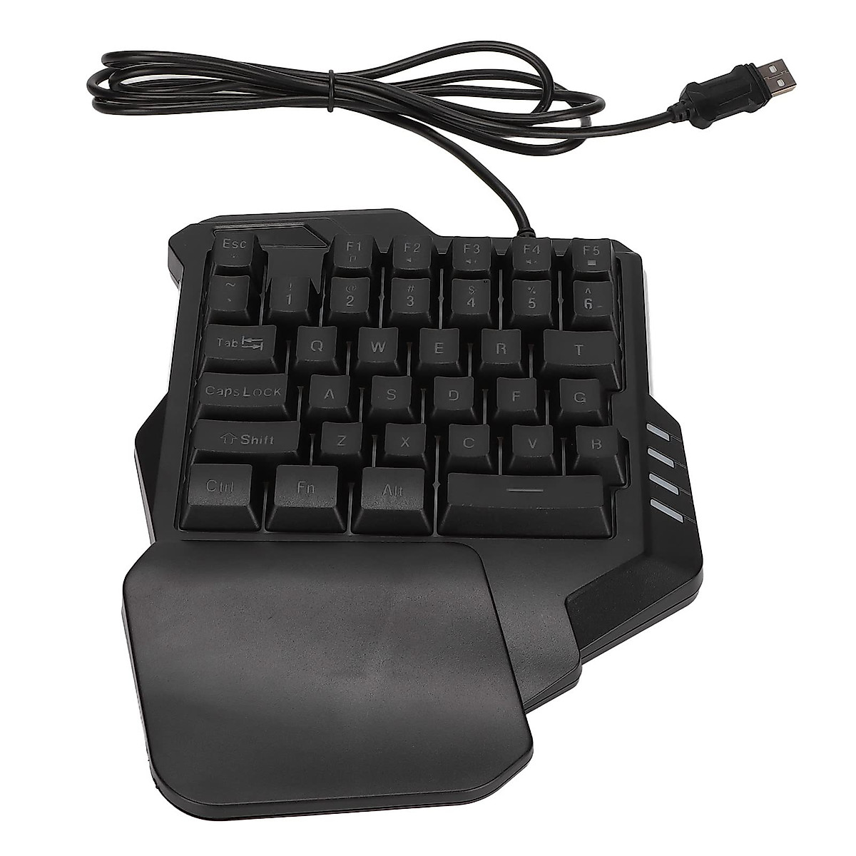 Hilitand One Handed Gaming Keyboard,35 Keys,LED Backlit,Ergonomic Mini Mechanical Gaming Keyboard,for Win 2000/XP/ME/7/8,for Vista,for Android,for Linux,for OS