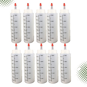 20 Pcs Ketchup Dispenser Food Container Cruet Salad Dressing Bottle Squeeze Bottles for Sauces Cooking Oil Dispenser Honey Dispenser With Cover Squeeze Sauce Bottle White