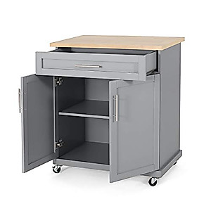 Christopher Knight Home Batavia Kitchen CART, Grey