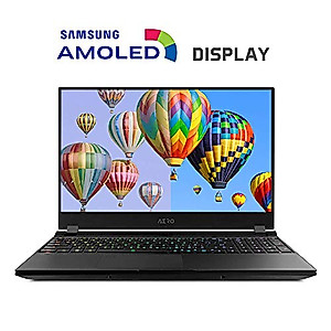 Gigabyte AERO 15 OLED SA-7US5130SH 15" Thin Bezel Samsung UHD Amoled, i7-9750H, NVIDIA GeForce GTX 1660 Ti, Samsung 16GB RAM, M.2 PCIe 512GB Intel 760P SSD, W10 Home, RGB KB, Ultra Slim (Renewed)