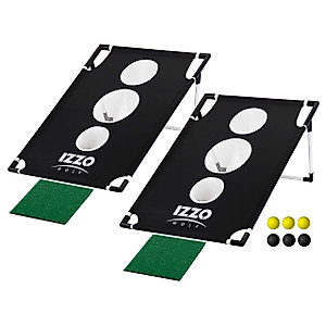 Izzo Golf Pong-Hole Golf Chipping Game & Golf Practice Net