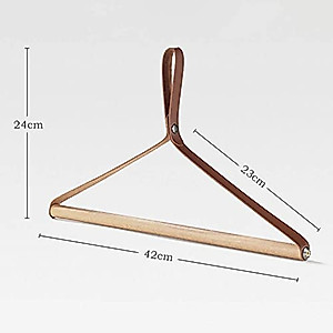 WODMB 1pc Beech Wood Clothes Rack Not Easy to Slip Off High Load Bearing Capacity Good Toughness Suitable for Traveling (Color : E, Size : 41.7 * 1.5 * 21.2 cm)
