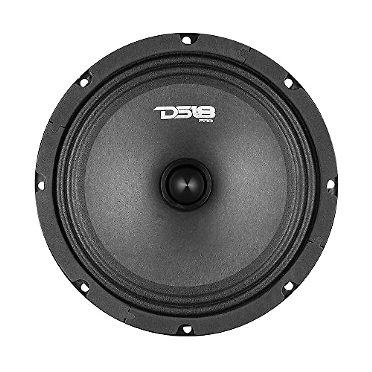 DS18 PRO-B8.4 Loudspeaker 8" Mid-Range Car Audio Speaker with Bullet 4-Ohms 140 Watts - Premium Quality Audio Speakers for Car or Truck Stereo Sound System (1 Speaker)