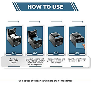 Thermal Print Head Cleaning Film for Zebra Printers