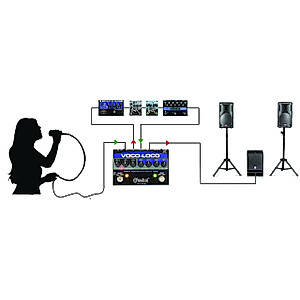 Radial Voco Loco Microphone Effects Loop Switcher for Guitar Effects
