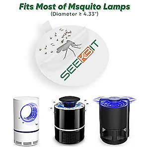 28PCS Mosquito Trap Refill Glue Boards for Indoor Insect Traps with 4.3" or Bigger Bottom Tray, 4.3" Mosquito Lamp Refillable Glue Pads Fits Most Models Indoor Mosquito Traps Bug Catcher
