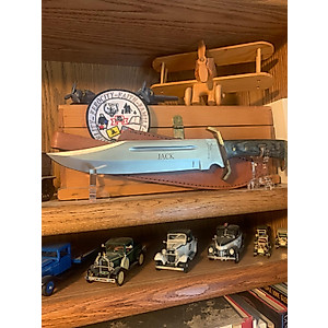 Knife Display Stand Acrylic Knife Holder Collector Knives Extendable blade holder Rustic Cabin Home Decor (1 Set)