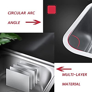 WellsSinkware 22 Guage Stainless Steel Rectangular Single Bowl Topmount Kitchen Bar Sink Package CMT1515-6-1-Stainless Steel Kitchen Sink With AccessoriesGreat RV,Home office