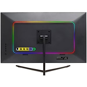 Sceptre IPS 24" LED Gaming Monitor 1ms HDMI DisplayPort up to 165Hz AMD FreeSync Premium Build-in Speakers, Edgeless Machine Black 2021 (E248B-FPN168)