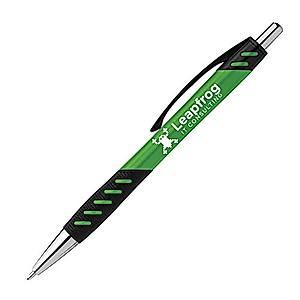 Ummah Promotions Personalized Meteor Plastic Ballpoint Pen Printed with Your Logo/Company Information/Name - 250 QTY