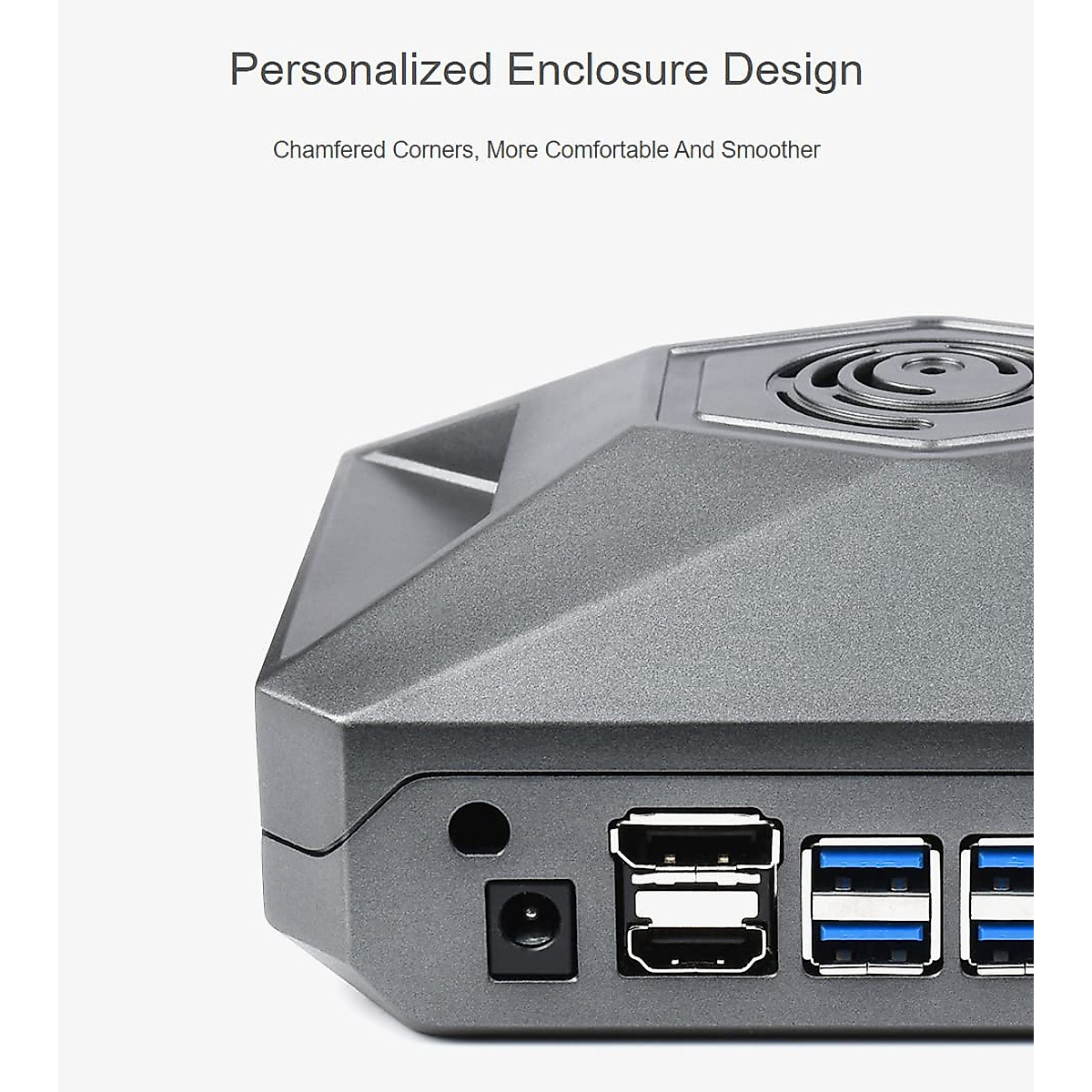 Waveshare Aluminum Case for Jetson Nano Developer Kit with GPIO Adapter ONLY for Waveshare Jetson-Nano-DEV-KIT