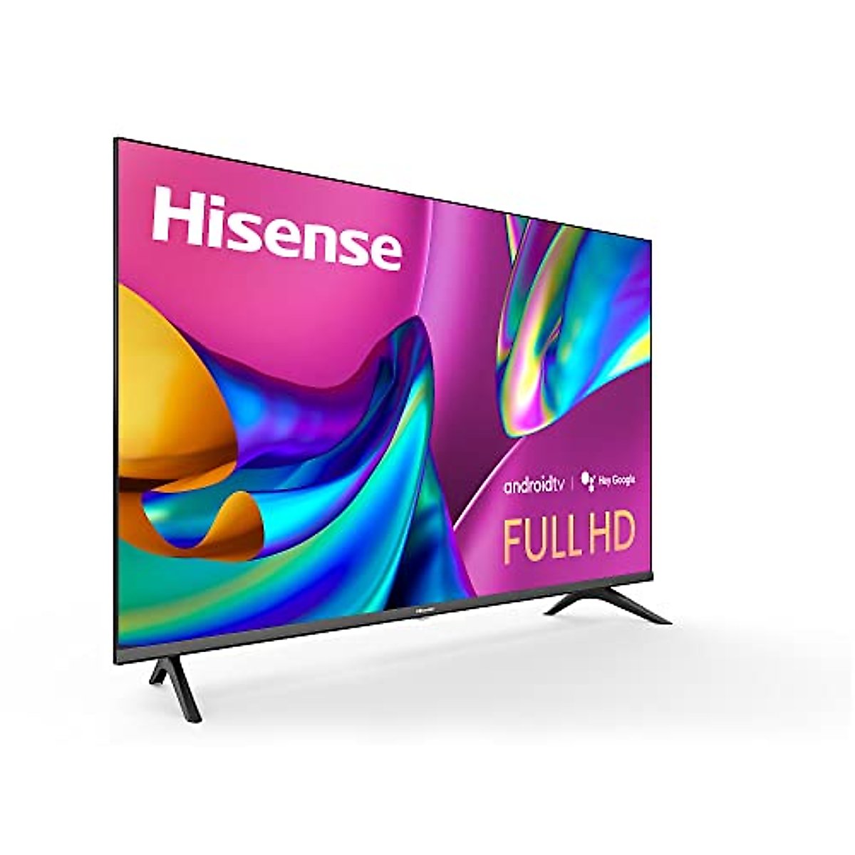 Hisense A4 Series 32-Inch FHD 1080p Smart Android TV with DTS Virtual X, Game & Sports Modes, Chromecast Built-in, Alexa Compatibility (32A4FH, 2022 New Model)