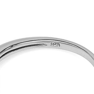 Silvershake Synthetic Ruby Red and White Cubic Zirconia Gold Plated 925 Sterling Silver Engagement Ring Size 8