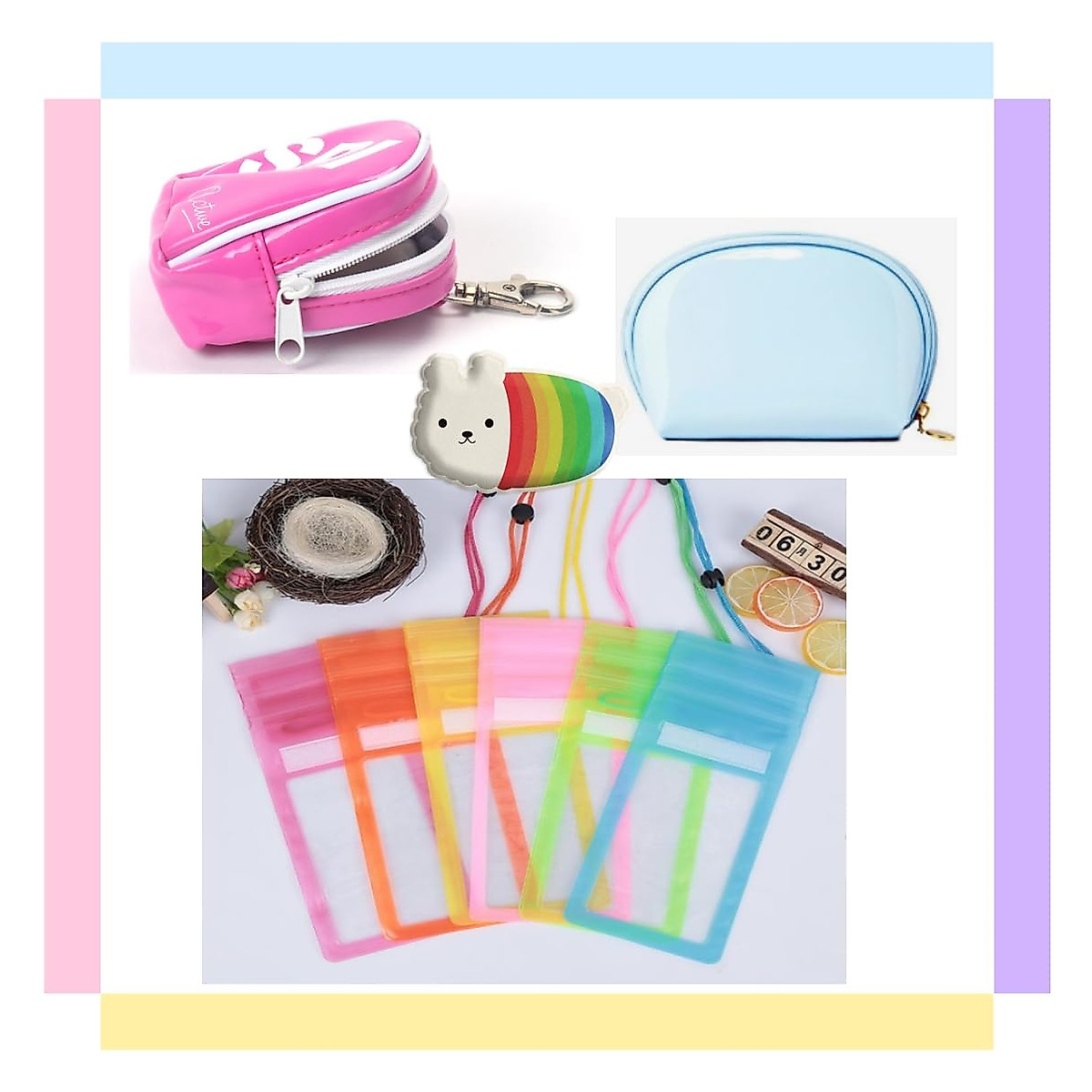 ZLIFA White Transparent Solid Color Jelly Vinyl Leather Sheets, Waterproof Mirrored Soft PVC Fabric Roll 12" x 47" for Crafts Bows Earrings Handbag